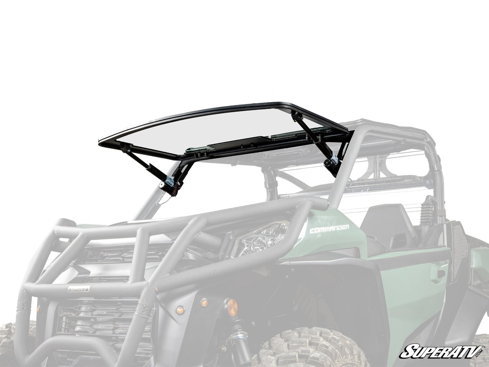 Can-Am Maverick Trail MaxDrive Power Flip Glass Windshield – Benford ...
